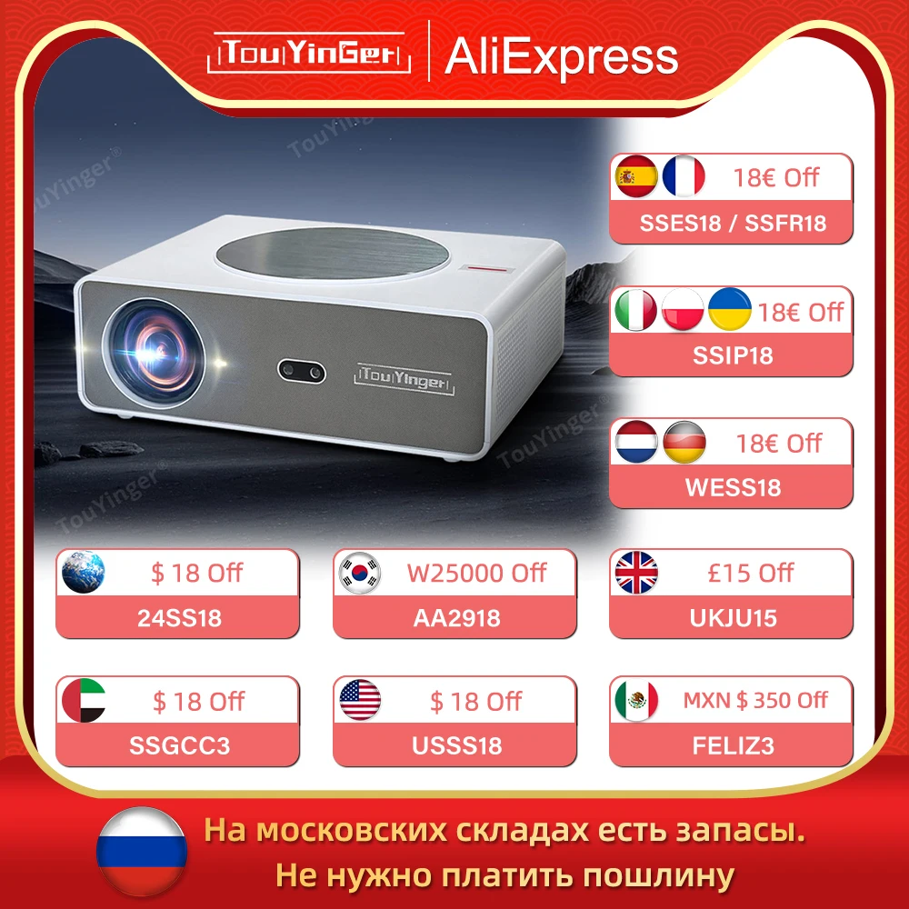 Touyinger-Q11-LED-Projector-28000-Lumens-Full-HD-Q11W-Android-Support ...