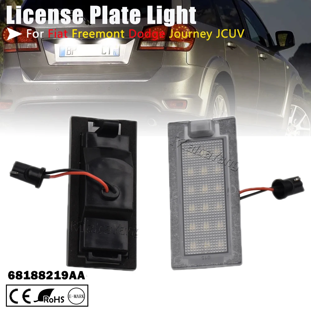 68188219AA For Fiat Freemont 2011 2012 2013 2014 2015 LED License Plate ...