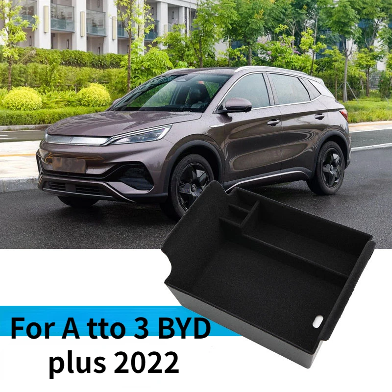 For BYD Atto 3 Yuan Plus 2022 2023 Storage Box Car Central Armrest ...