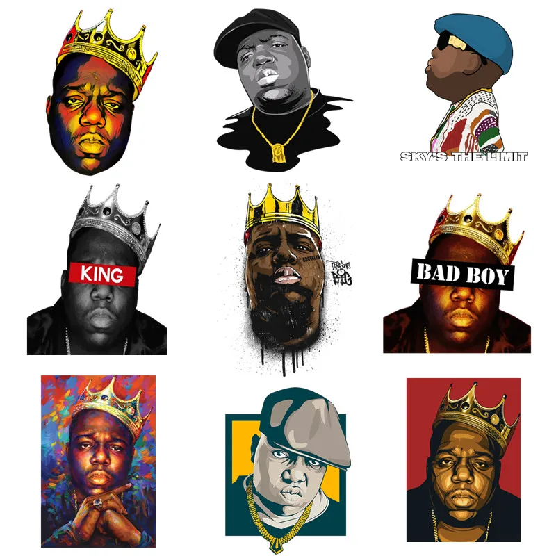 Hiphop-Notorious-B-I-G-Biggie-Smalls-Patches-for-Clothes-Heat-Transfer ...