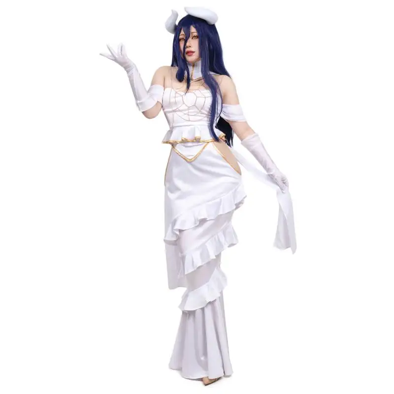 In-Stock-DAZCOS-Anime-Overlord-Albedo-Cosplay-Costume-Halloween ...