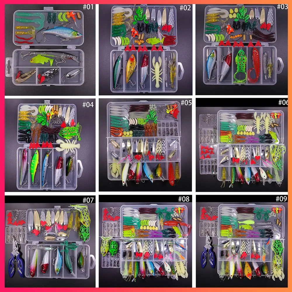 65pcs-Fishing-Lure-Set-Fishing-Hard-Bait-Mini-Minnow-Floating-Swing ...
