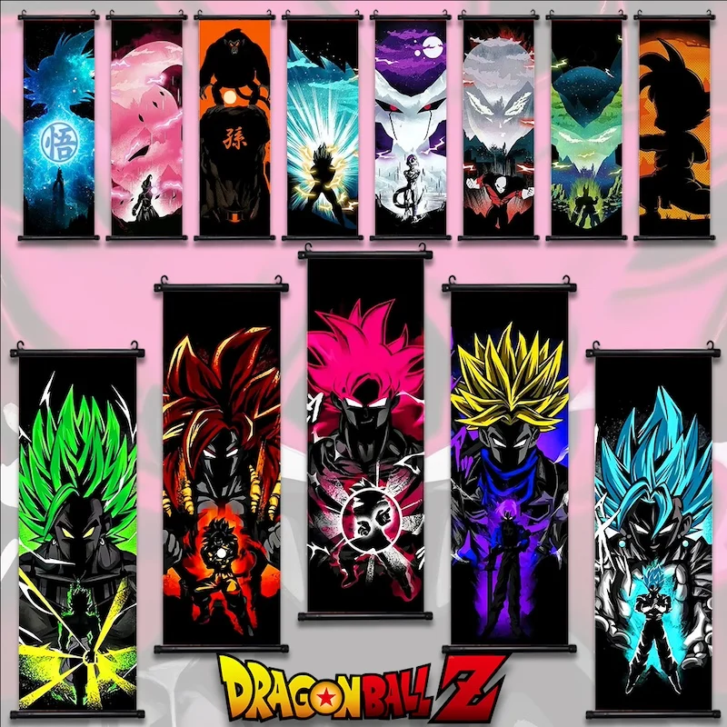 Canvas-Painting-Japan-Bandai-Anime-Super-Saiyan-Goku-Art-Print-Dragon ...