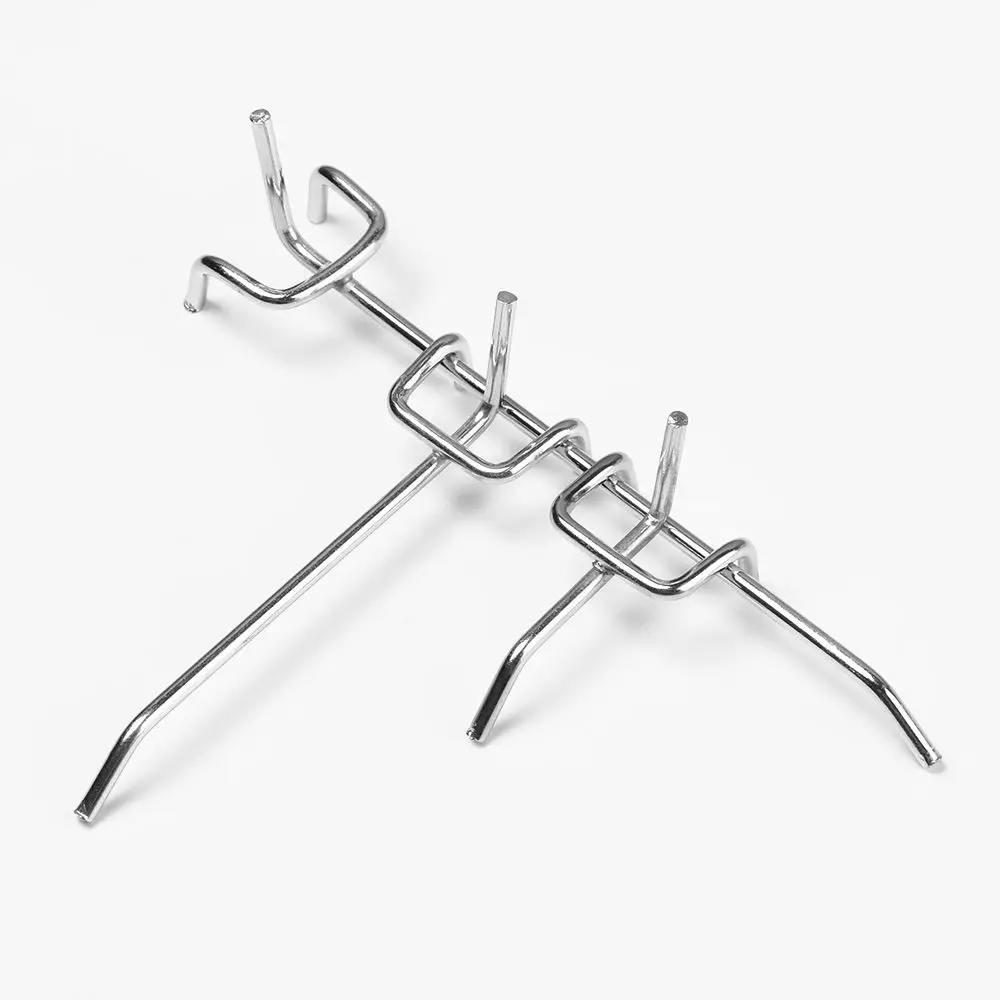 5PCS-Metal-Pegboard-Hooks-Display-Hooks-Grid-Wall-Storage-Racks-Retail ...