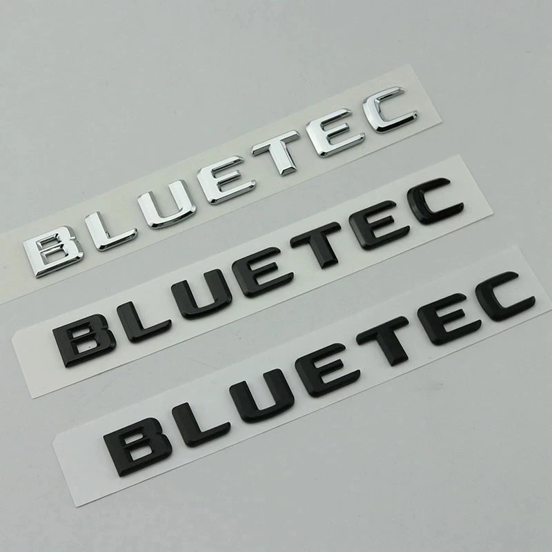 3D ABS Car Trunk Badge Sticker BLUETEC Emblem Logo For Mercedes G S ML ...