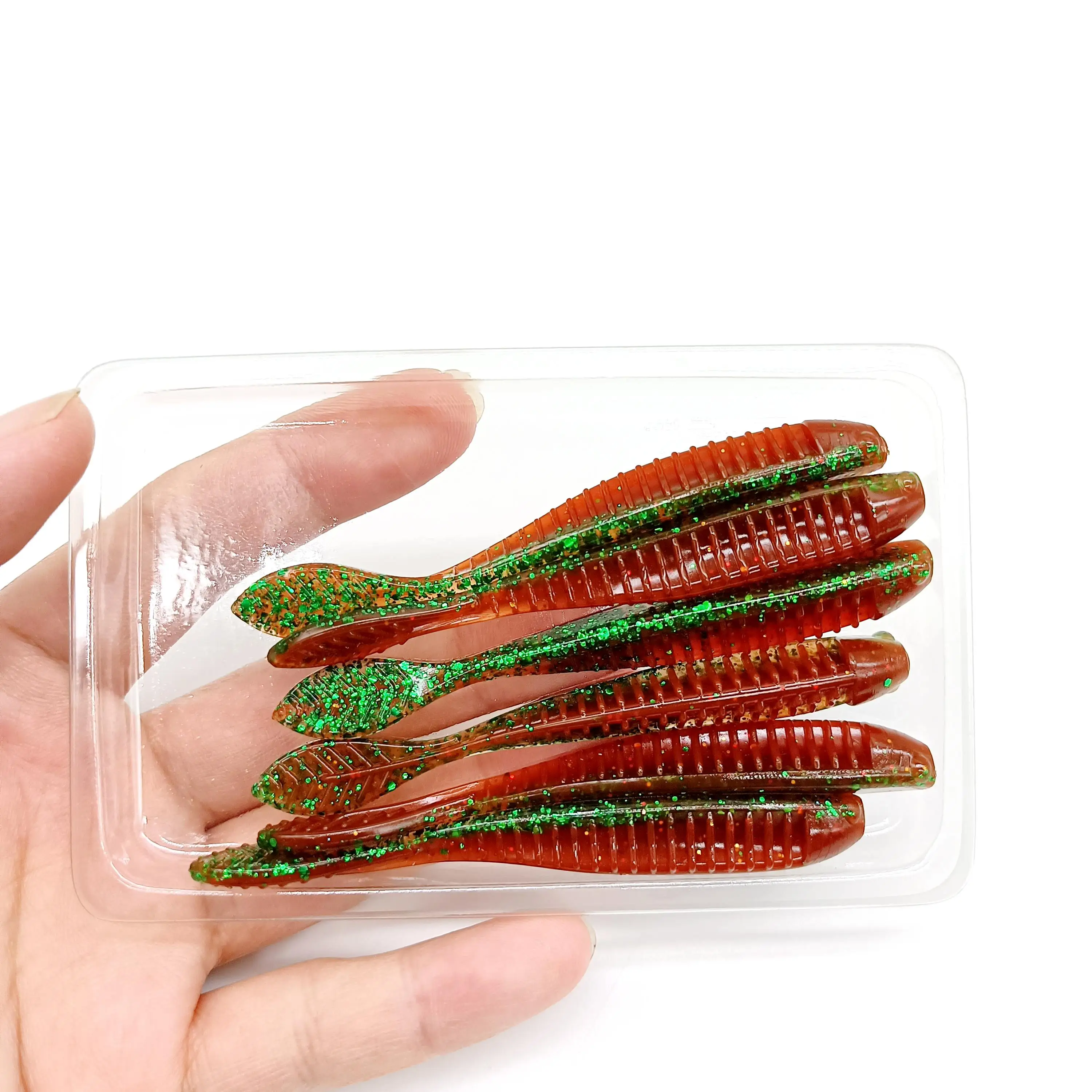 DUODUOYU 6PCS TPE Floating Fishing Soft Lure 2.3g/85mm Wobblers ...