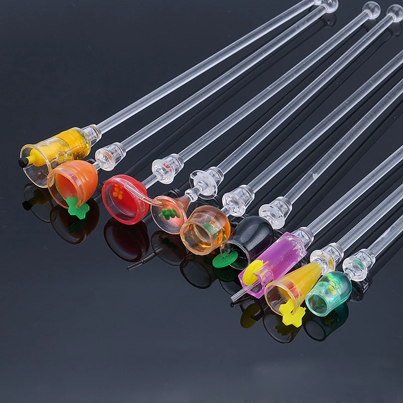 10Pcs-set-Acrylic-Stirring-Cute-Cocktail-Drink-Mixer-Bar-Mixing-Ladle ...