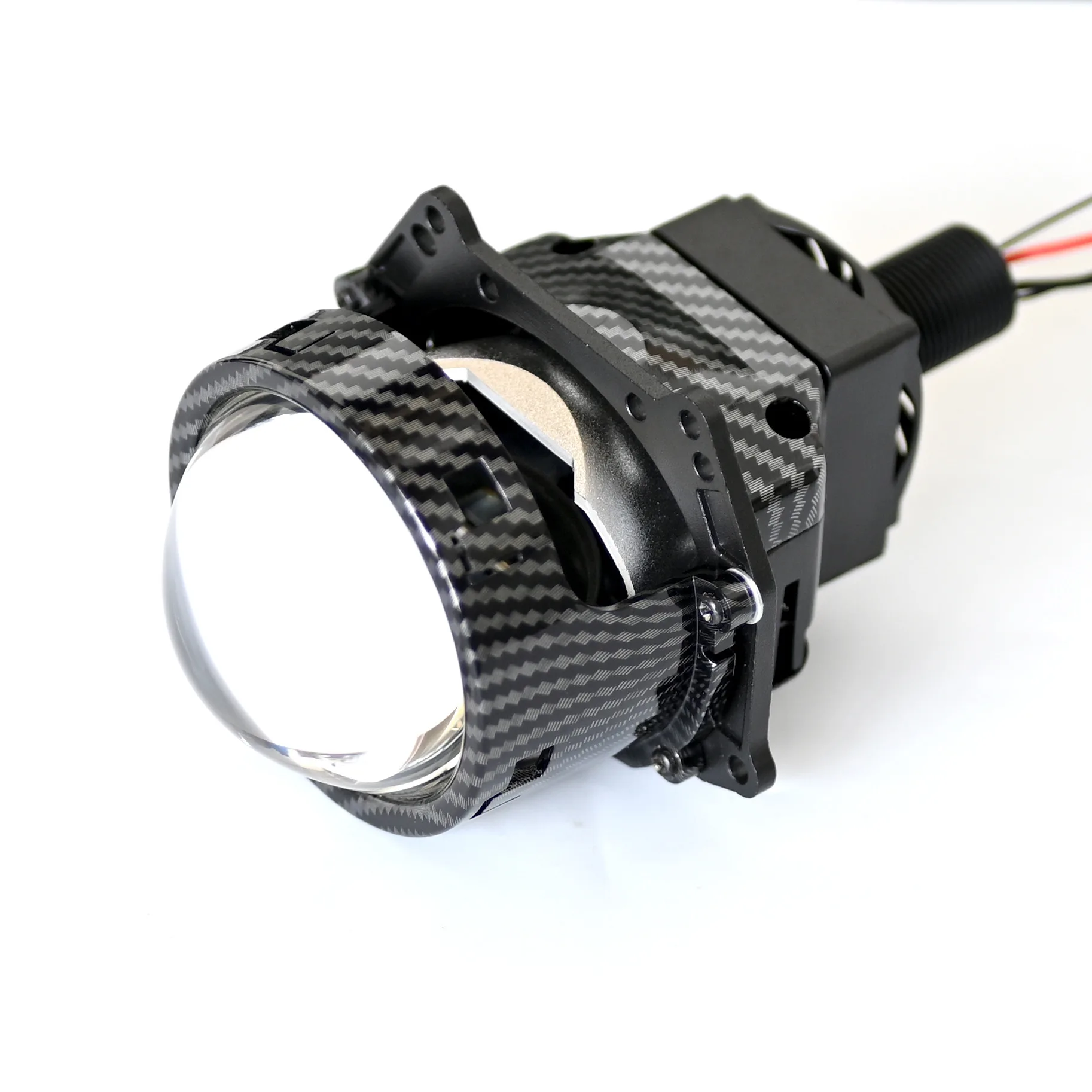 100W 20000LM 3 inch dual LED lens projector lens for headlights H4 H7 ...