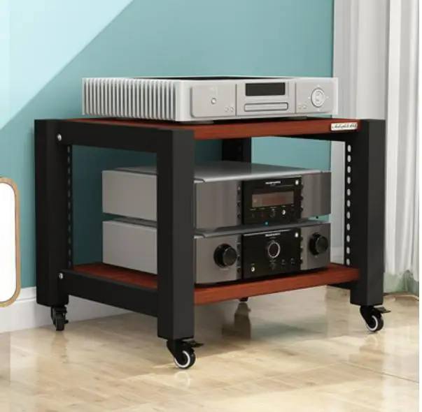 Adjustable power amplifier rack audio and video equipment cabinet ...