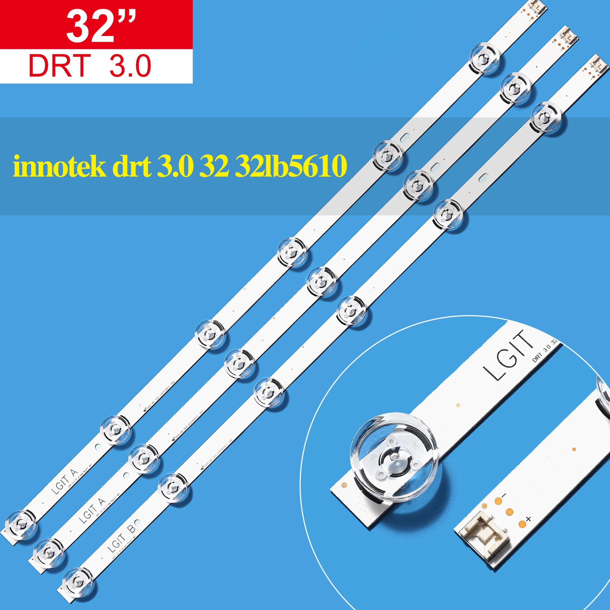 Led Backlight Strip 6 Lamp For Lg 32"tv 6916l-1974a 6916l-1981a ...