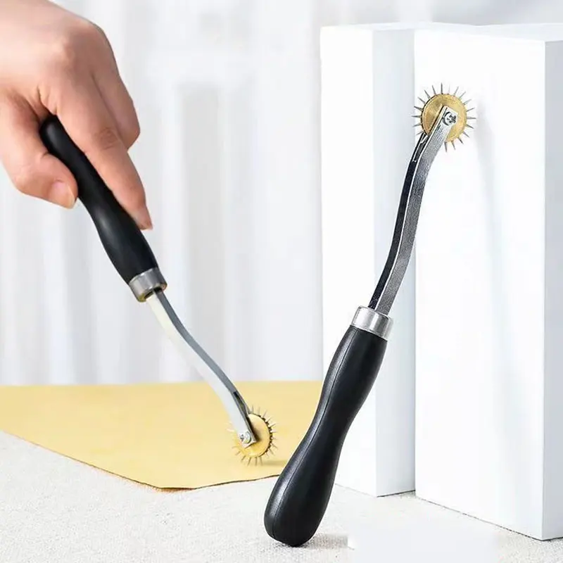 Leather Craft Over Stitch Line Marking Wheel Cloth Kit Roulette Spacing ...