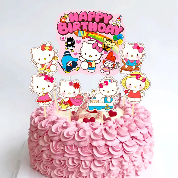 Hello Kitty Baby Shower Sheet Cake