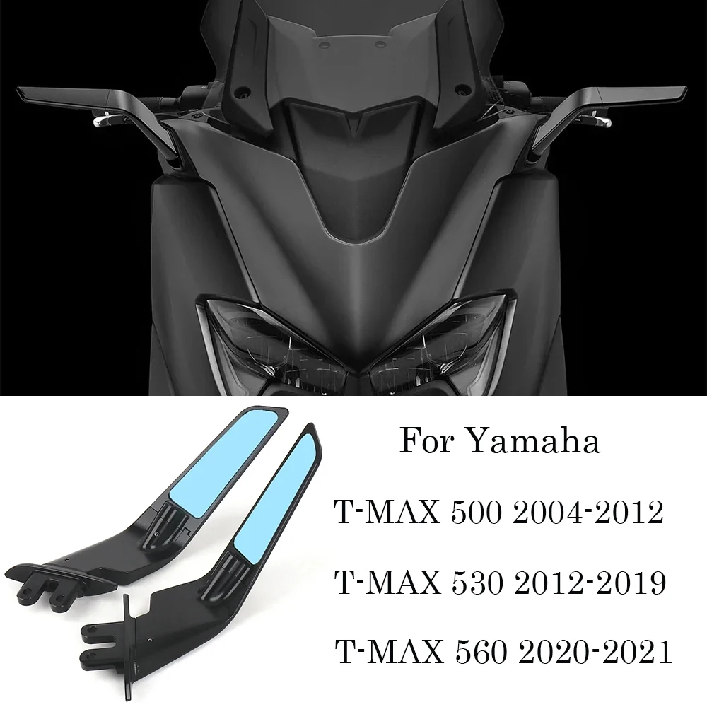 Motorcycle-Mirrors-Sports-Winglets-Mirrors-Adjustable-For-Yamaha-T-MAX ...