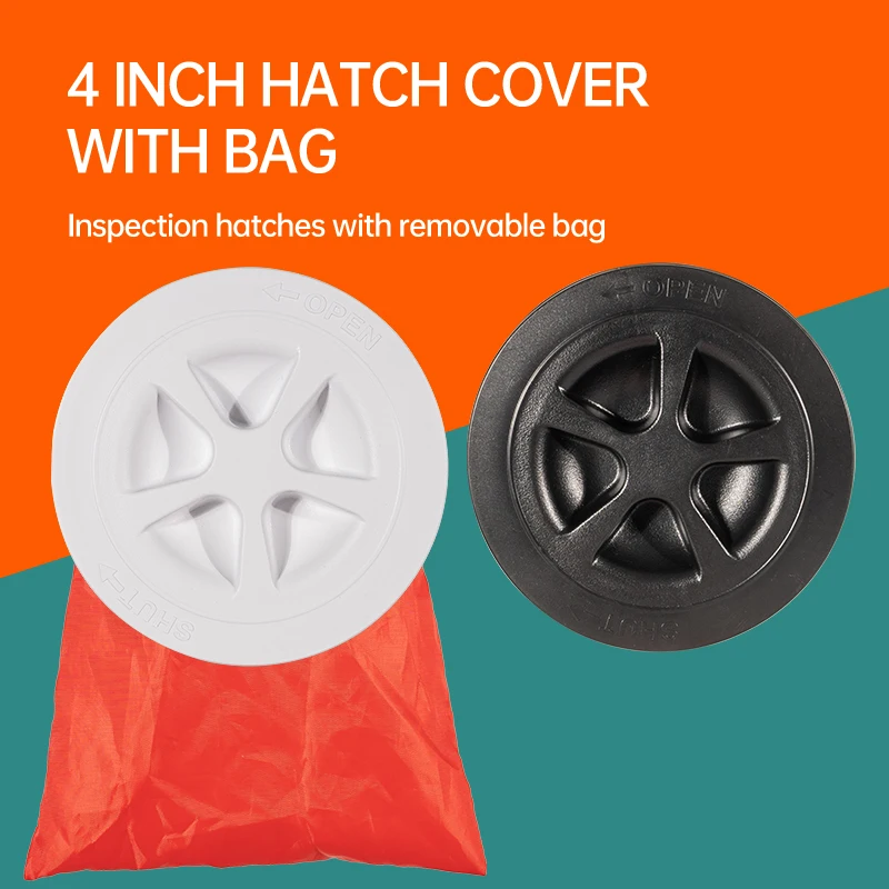 ABS Round Deck Inspection Access Hatch Cover Plastic White Black Boat ...