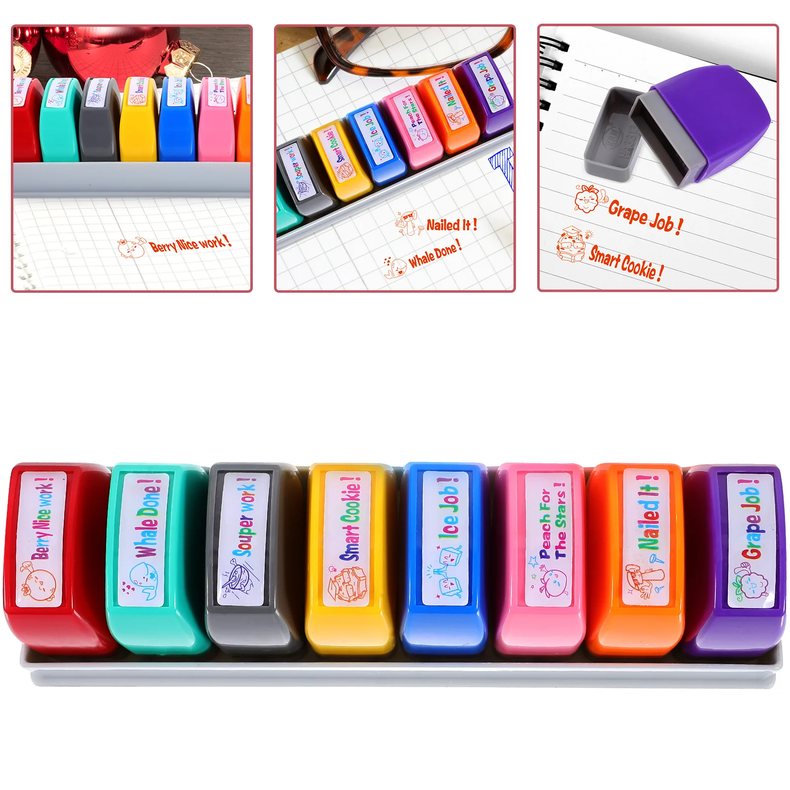 Teacher-Stamps-Automatic-Inking-Stamps-For-Classroom-Teacher-Fun ...