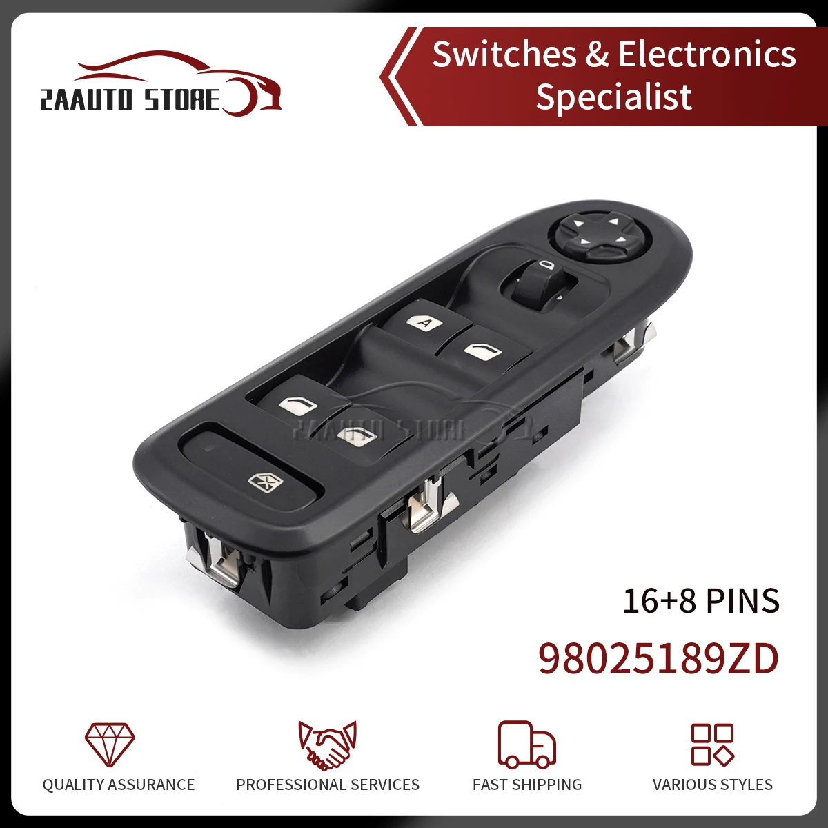 For Peugeot 301 2014 2017 98025201ZD Front Side Electric Master Car ...