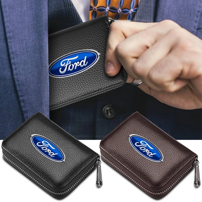 Leather-Car-Driver-License-Credit-Card-Holder-Case-Wallet-Car ...