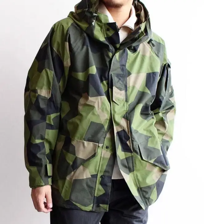 Swedish-Camouflage-Coat-Winter-Jacket-Thick-Outdoor-Military-Green-M90 ...
