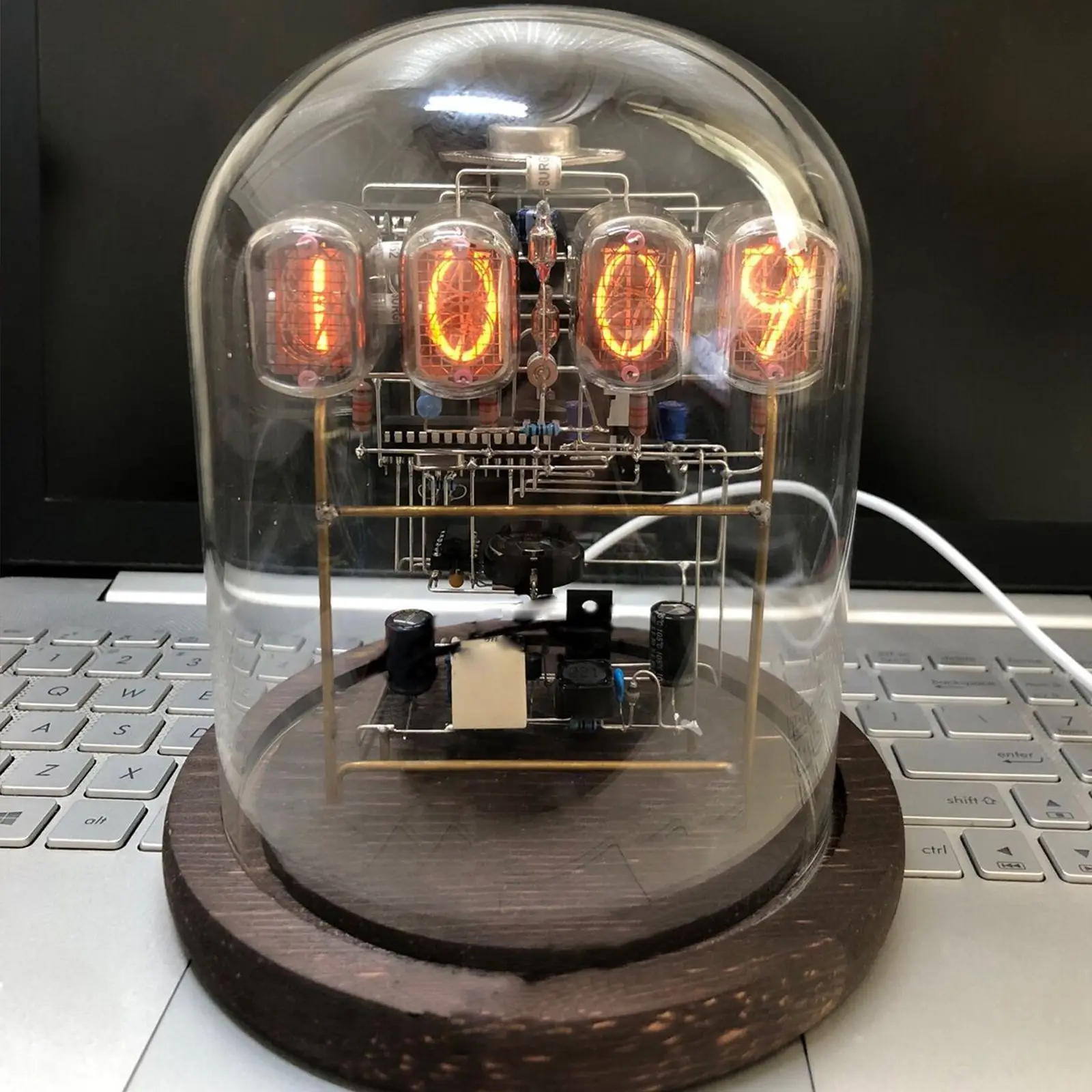 Home Décor Vintage Nixie Clock with Nixie Tubes IN-12 Home & Living ...