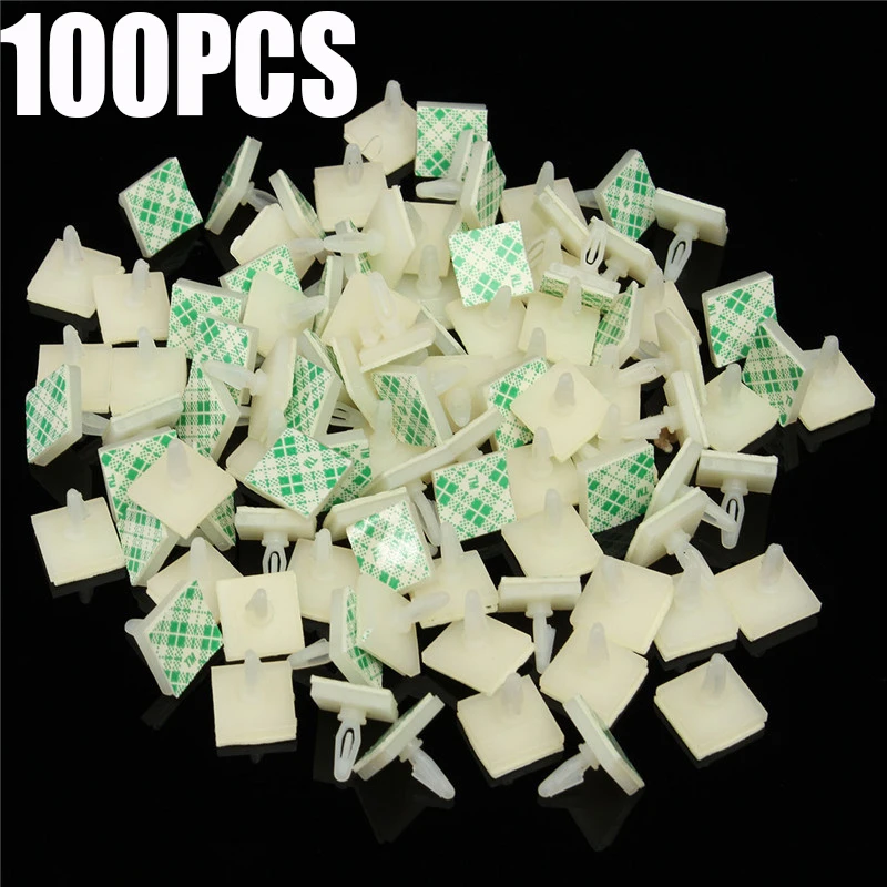 100pcs/Set HC-5 Nylon Plastic Stick Fixed Clip On PCB Spacer Standoff ...