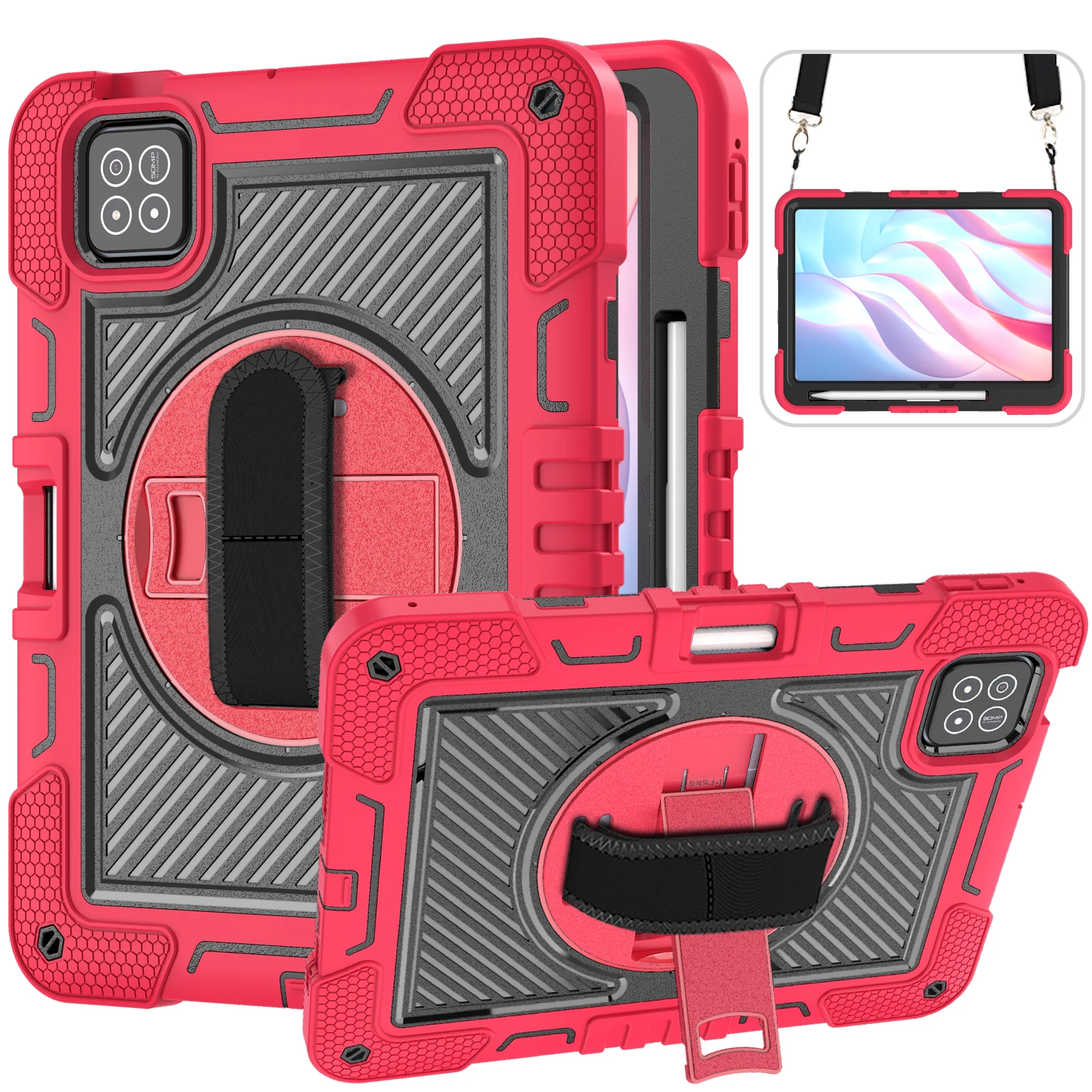 Durable Shockproof Kids Tablet Cover with Kickstand and Hard Shell for ...