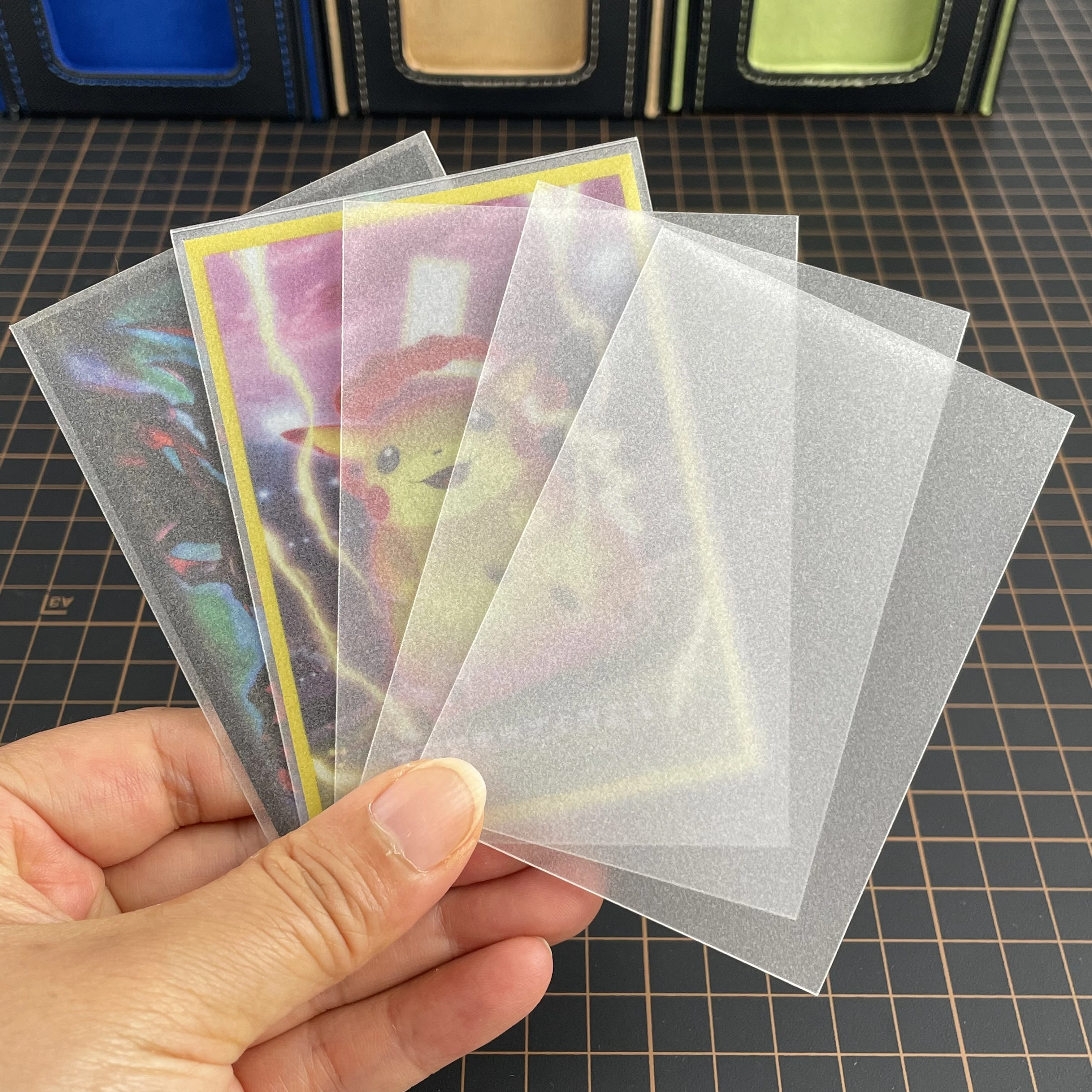 66x92mm-69x94mm-Premium-Clear-Matte-anime-double-Card-Sleeves-Trading ...