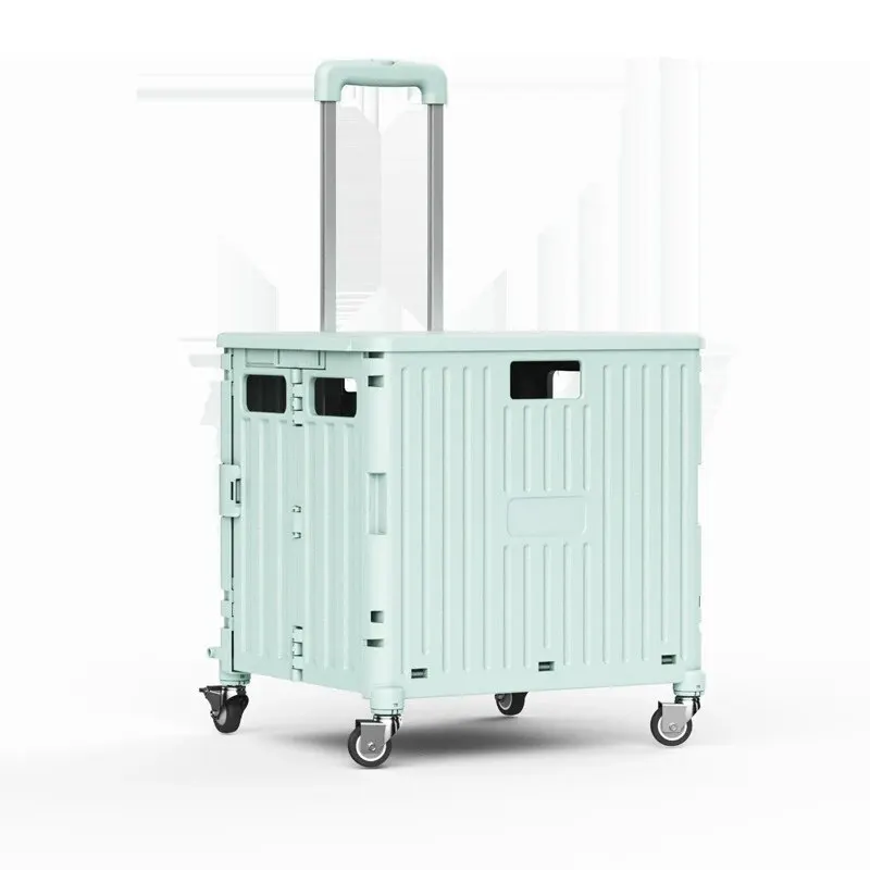 A-Vegetable-Shopping-Cart-Trailer-For-Picking-Up-Express-Delivery ...