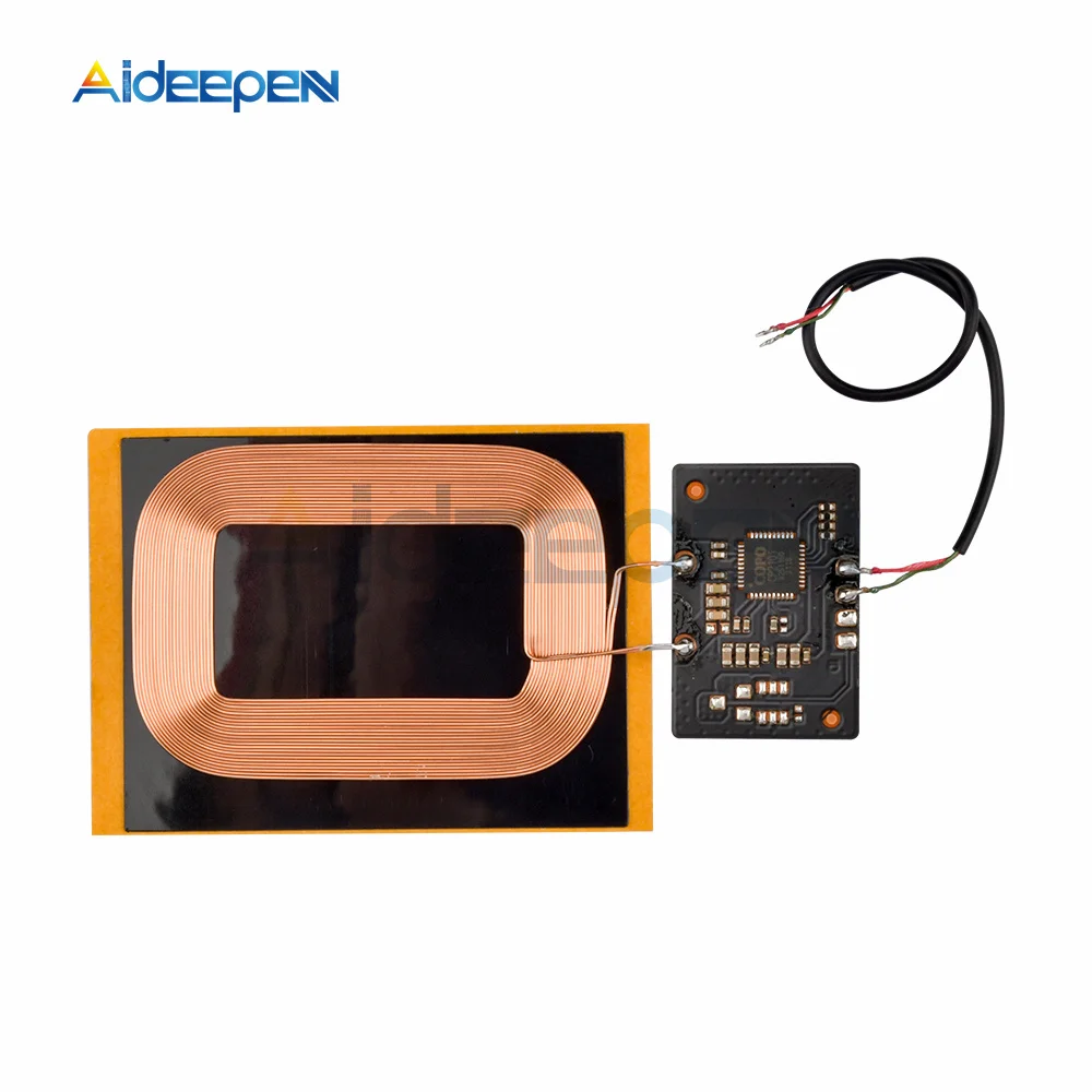 DIY Qi Standard Wireless Charging Coil Receiver Module Circuit Board ...