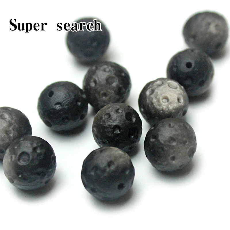 Silver-Obsidian-Raw-Ore-Natural-Single-Loose-Beads-DIY-Handmade-Beads ...