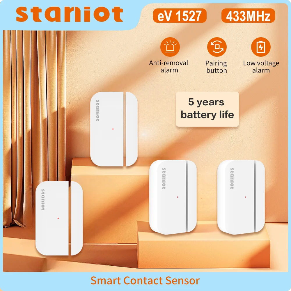 Staniot-5-Year-Battery-Door-Window-Sensor-Smart-Home-Wireless-Door-Open ...