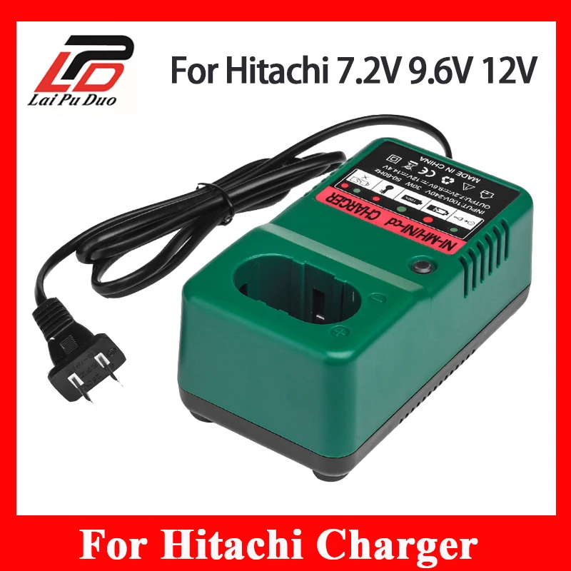 Replacement Cordless Drill Battery Charger for Hitachi EB1214S 7.2V 9 ...