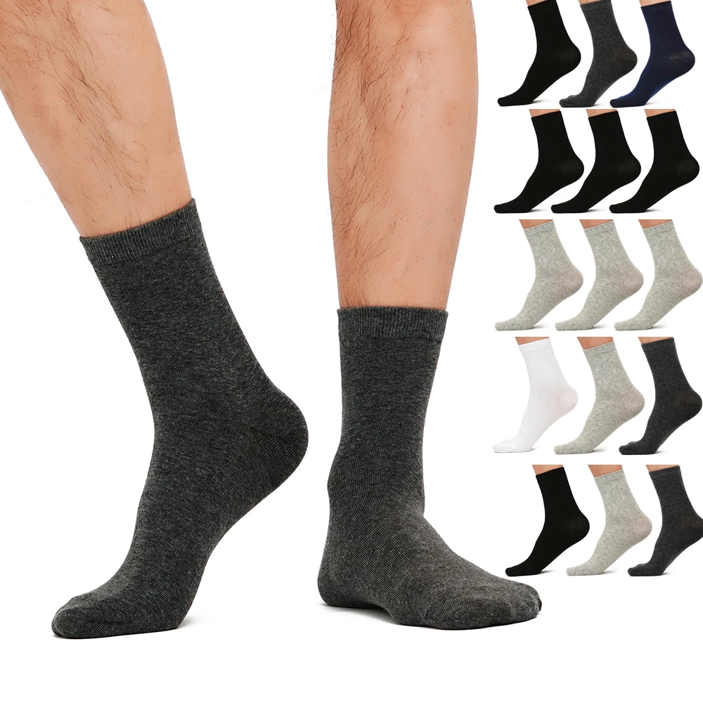 3-Pairs-Lot-New-Men-s-Cotton-Socks-New-styles-Black-Business-Men-Socks ...