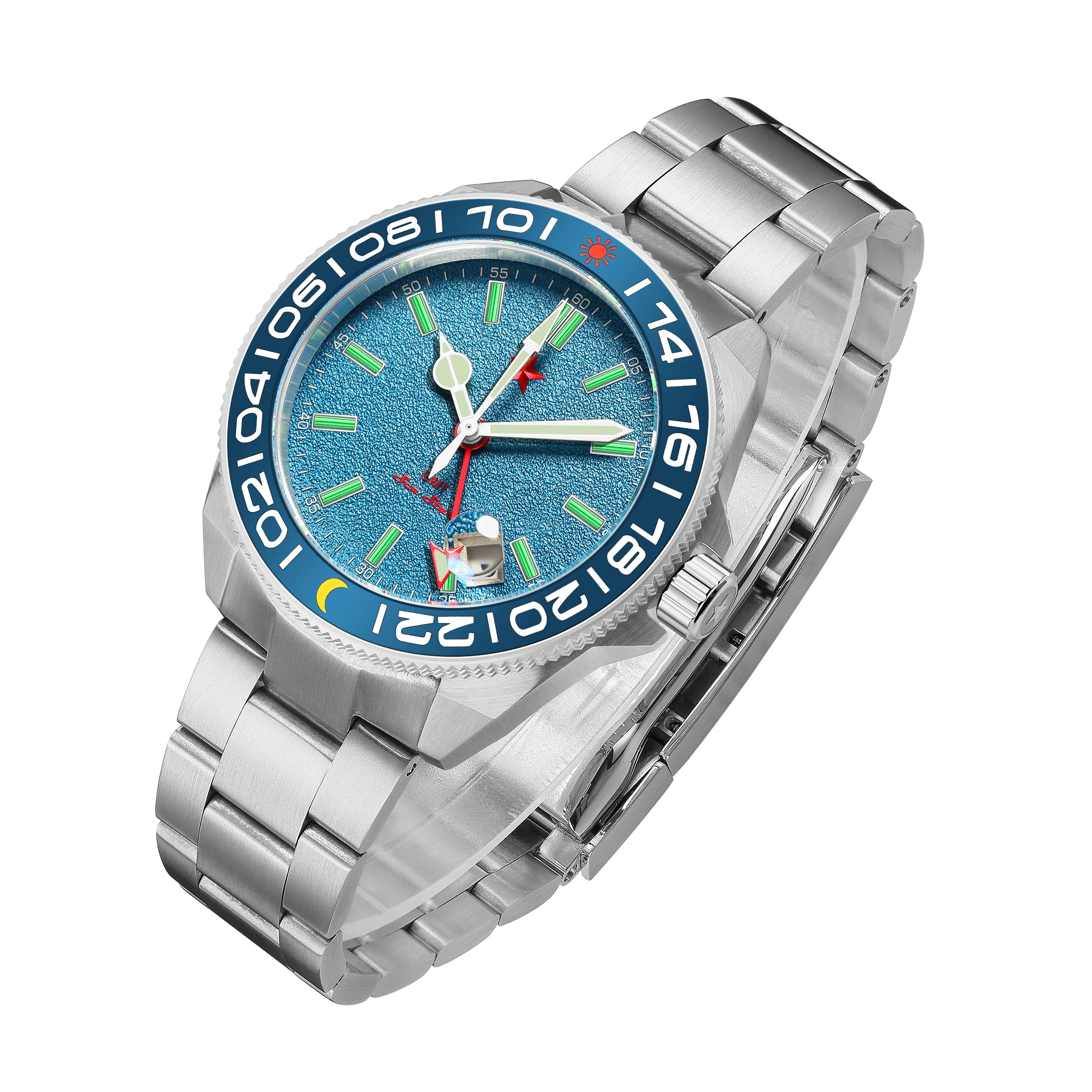 NH34-GMT-Dual-Time-Zone-Automatic-Mechanical-Watch-5ATM-40MM-Mineral ...