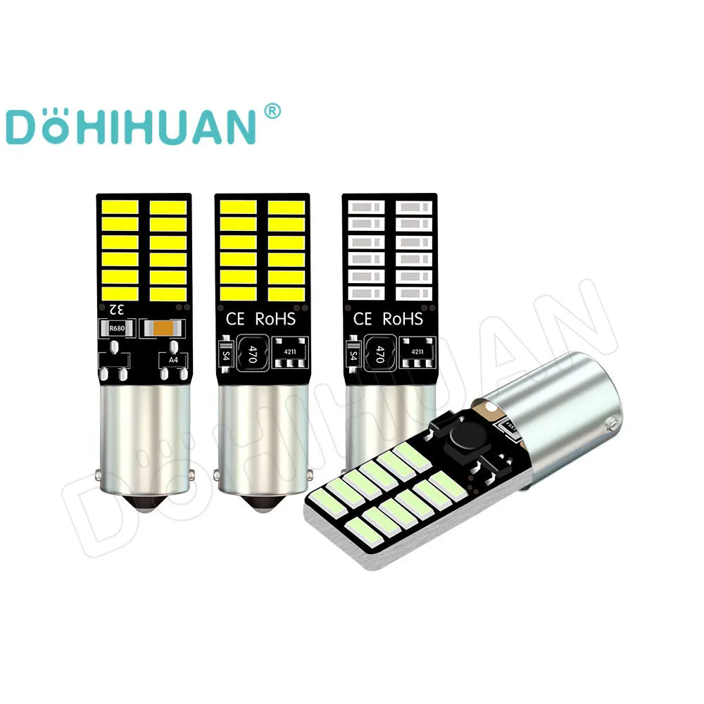 DOHIHUAN-1x-BAX9S-Led-T10-BA9S-BAY9S-H6W-H21W-Bulb-WY5W-W5W-T4W-194 ...