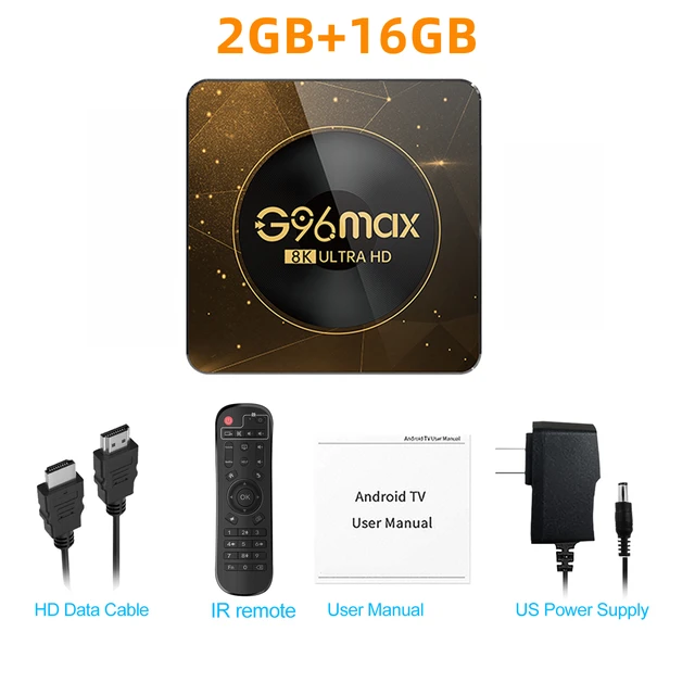 2023 Android 13 G96 MAX A13 Cortex-A53 Smart TV Box 4G 64GB 32G 8K Dual ...