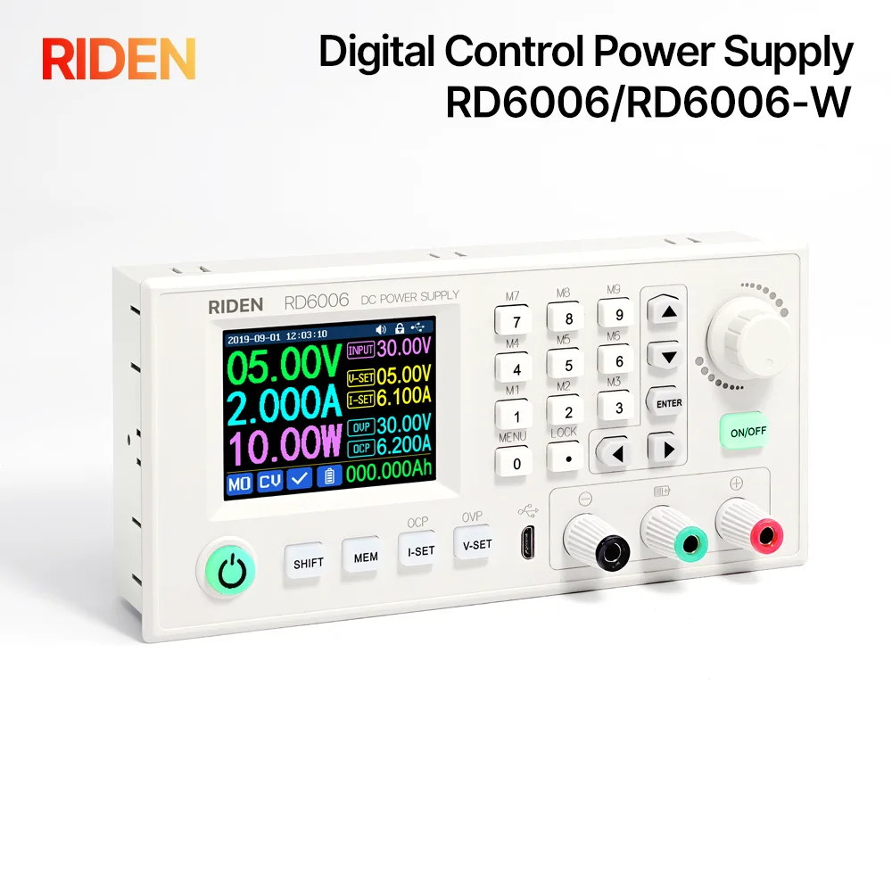 Riden Rd Rd6006 Rd6006w Usb Wifi Dc Dc Voltage Current Step-down Bench Power Supply Buck ...