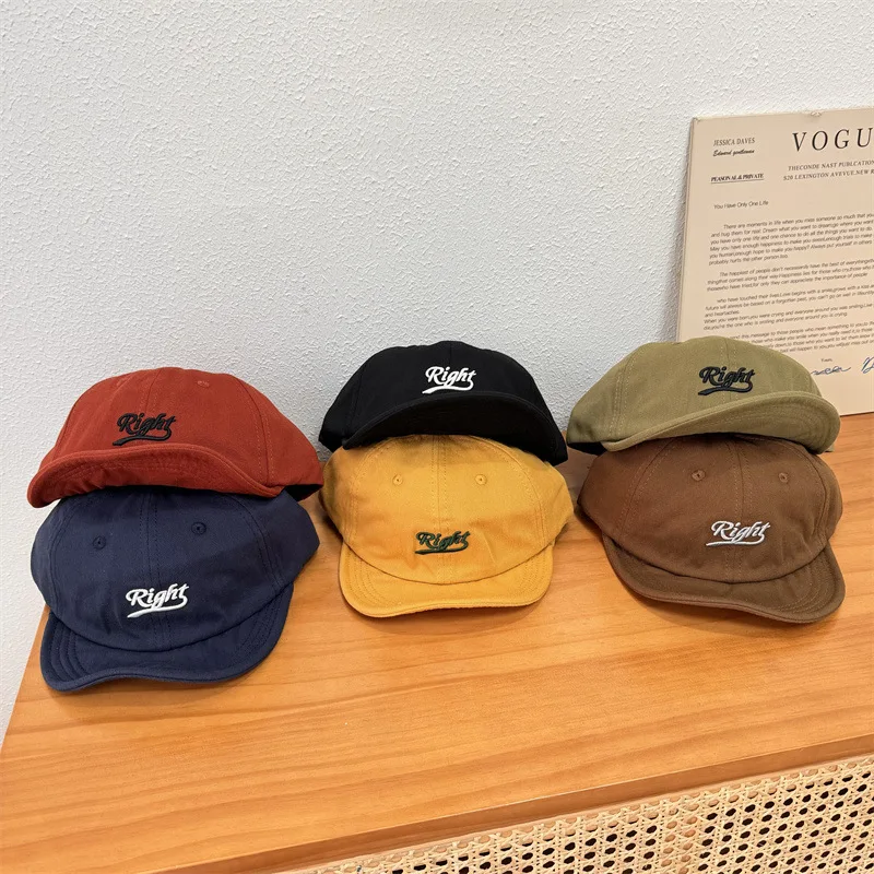 Japanese Soft Brim Hat Short Brim Baseball Cap Women Versatile Korean ...