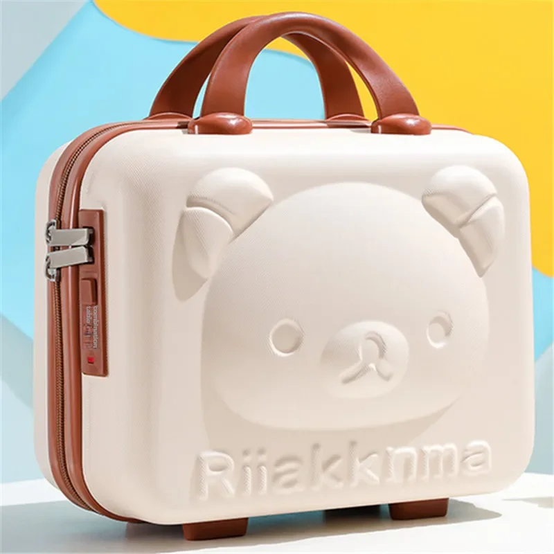 Mini-Portable-Cosmetic-Box-14-Inch-Cartoon-Bear-Design-Handheld-Luggage ...