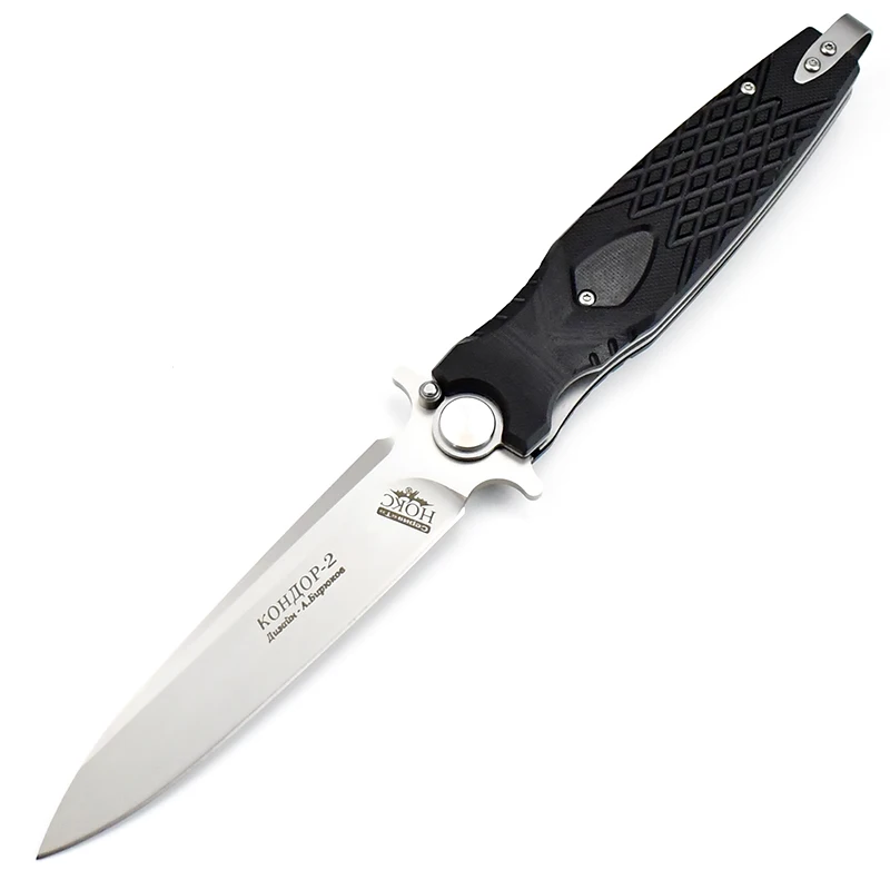 2023-Russian-HOKC-Tactical-Folding-Pocket-Knife-D2-Drop-Point-Blade-G10 ...