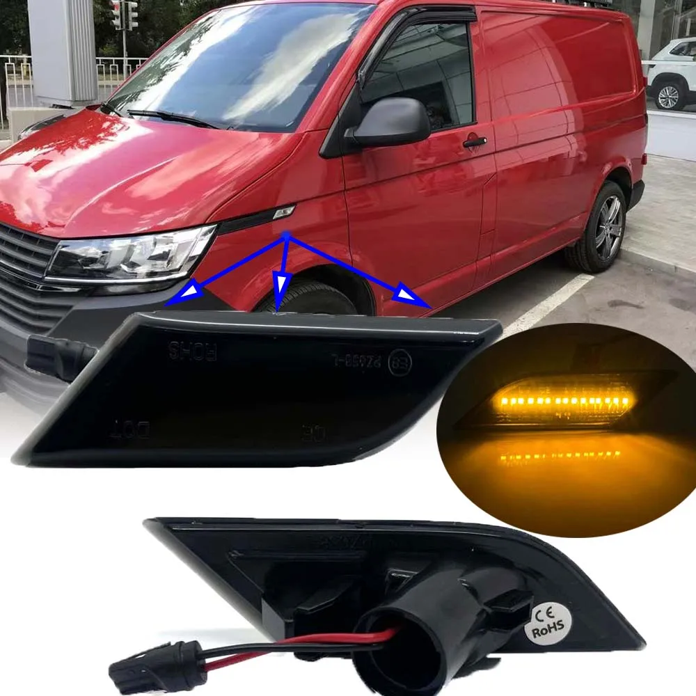 2PC-LED-Turn-Signal-Lights-indicator-Side-Marker-For-VW-Transporter ...