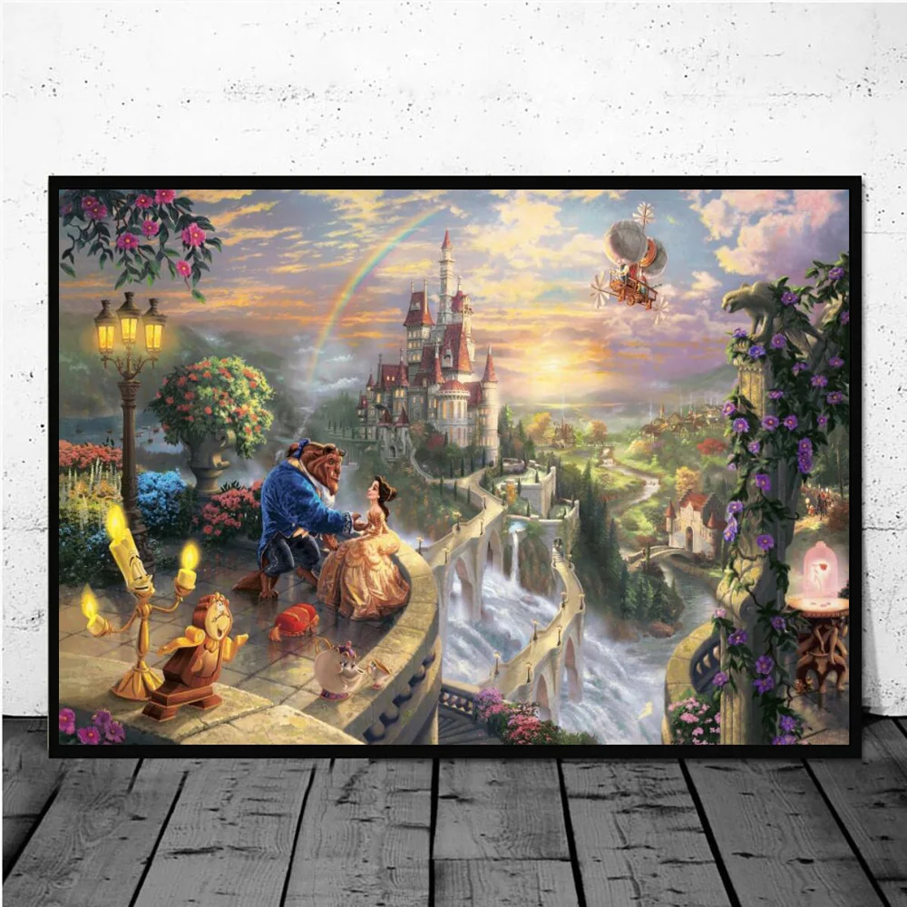 Disney Paintings Thomas Kinkade Aladdin