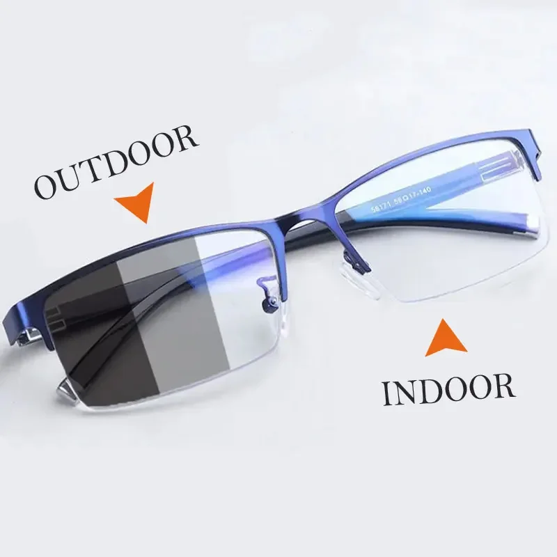 Color Changing Reading Glasses Progressive Vision Adjustment Bifocal ...