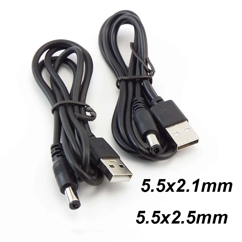 USB-2-0-Type-A-Male-to-DC-Plug-Power-Connector-For-Small-Electronics ...