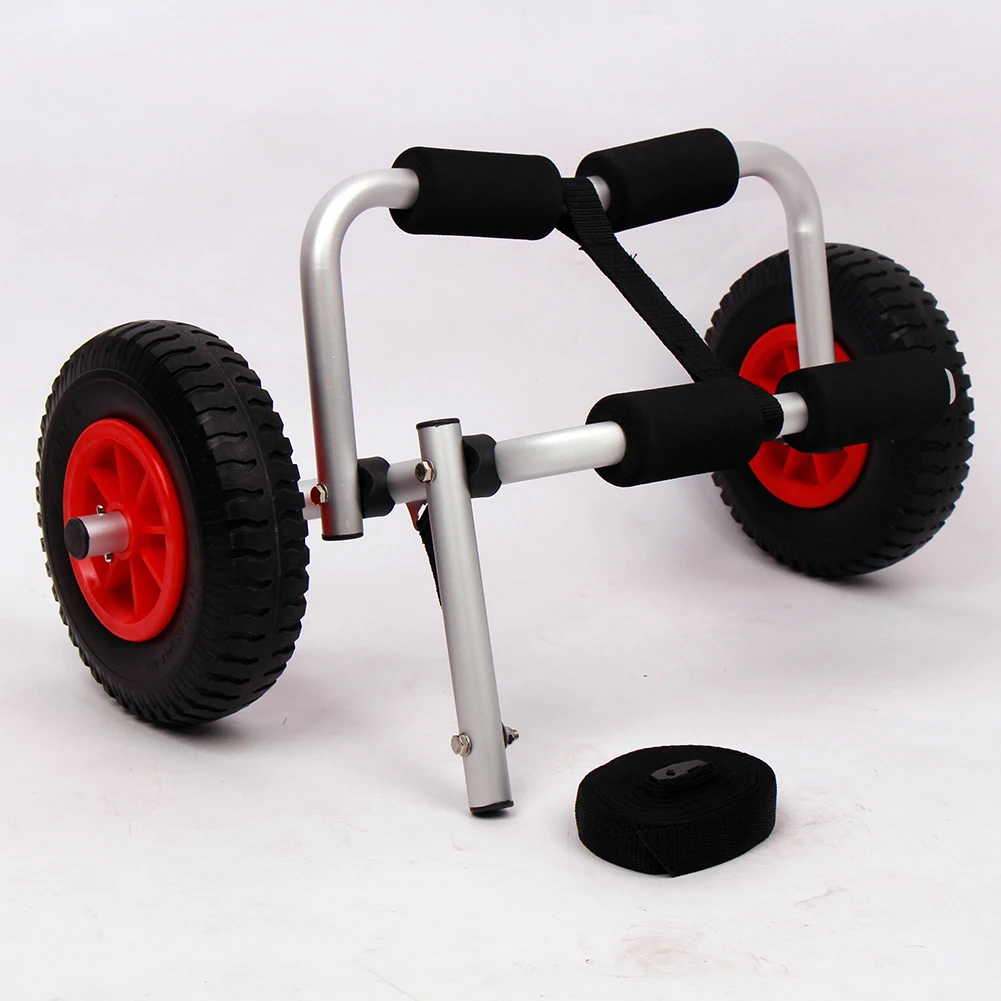 Universal-Folding-Kayak-Canoe-Boat-Carrier-Trailer-Trolley-Transport ...