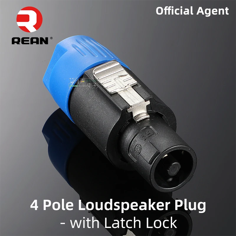 NEUTRIK-s-REAN-4-Pin-Speaker-Plug-with-Latch-Lock-1-50pcs-Power ...