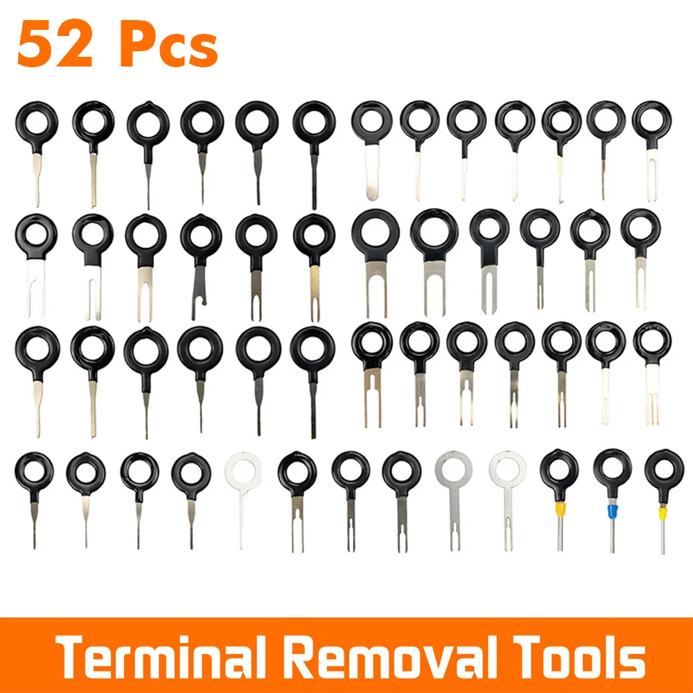 52pcs-Car-Terminal-Removal-Repair-Tools-Keys-Electrical-Wiring-Crimp ...