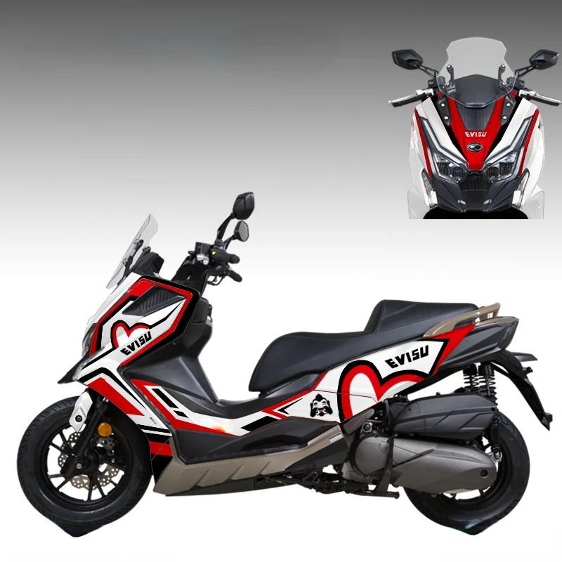 Motorcycle body fairing sticker logo decals Protector Decal For KYMCO ...