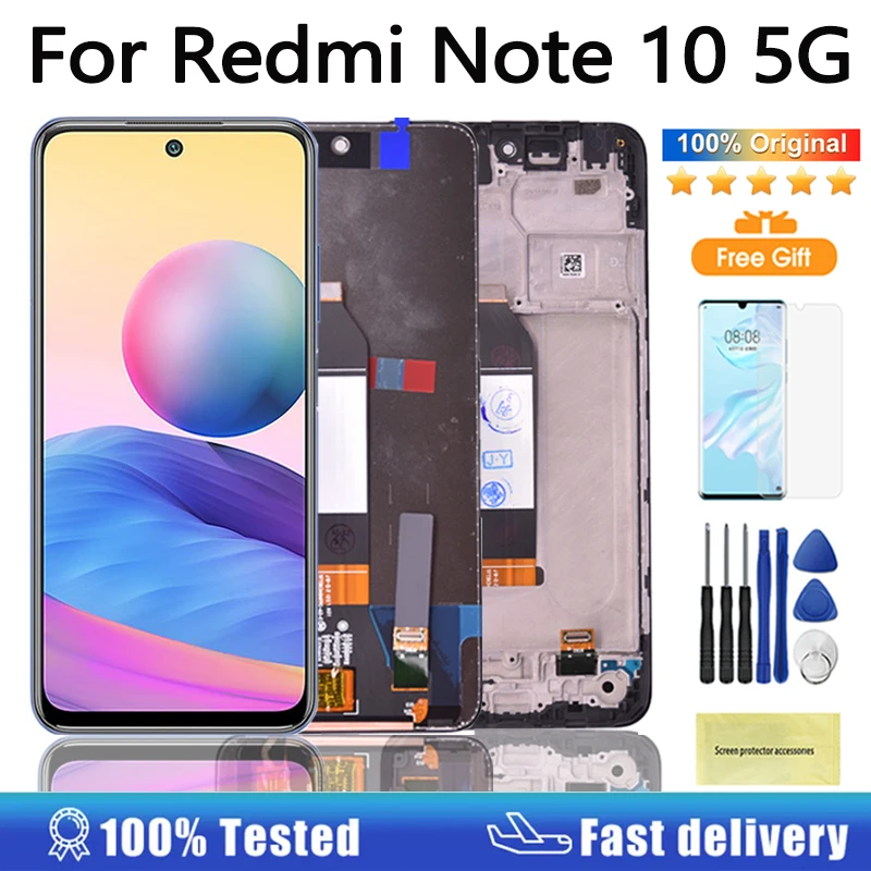 6-5-Original-LCD-For-Xiaomi-Redmi-Note-10-5G-LCD-Display-Touch-Screen ...