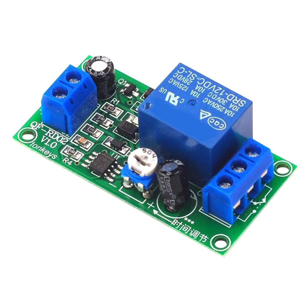 Delay-Relay-Switch-Module-Tempo-Ajust-vel-Timer-Control-Switch-Board ...