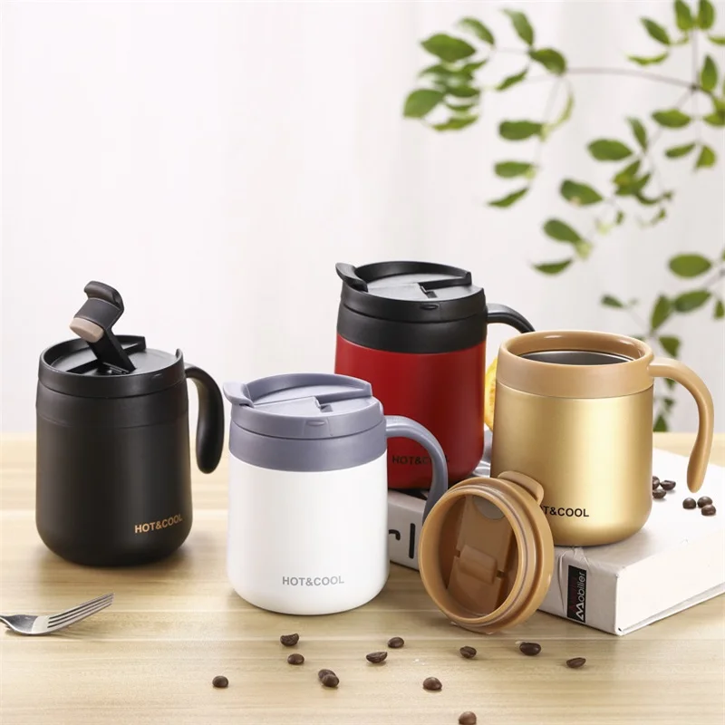 Beeman Stainless Steel Coffee Thermos Mug Cold and Hot Thermal Water ...
